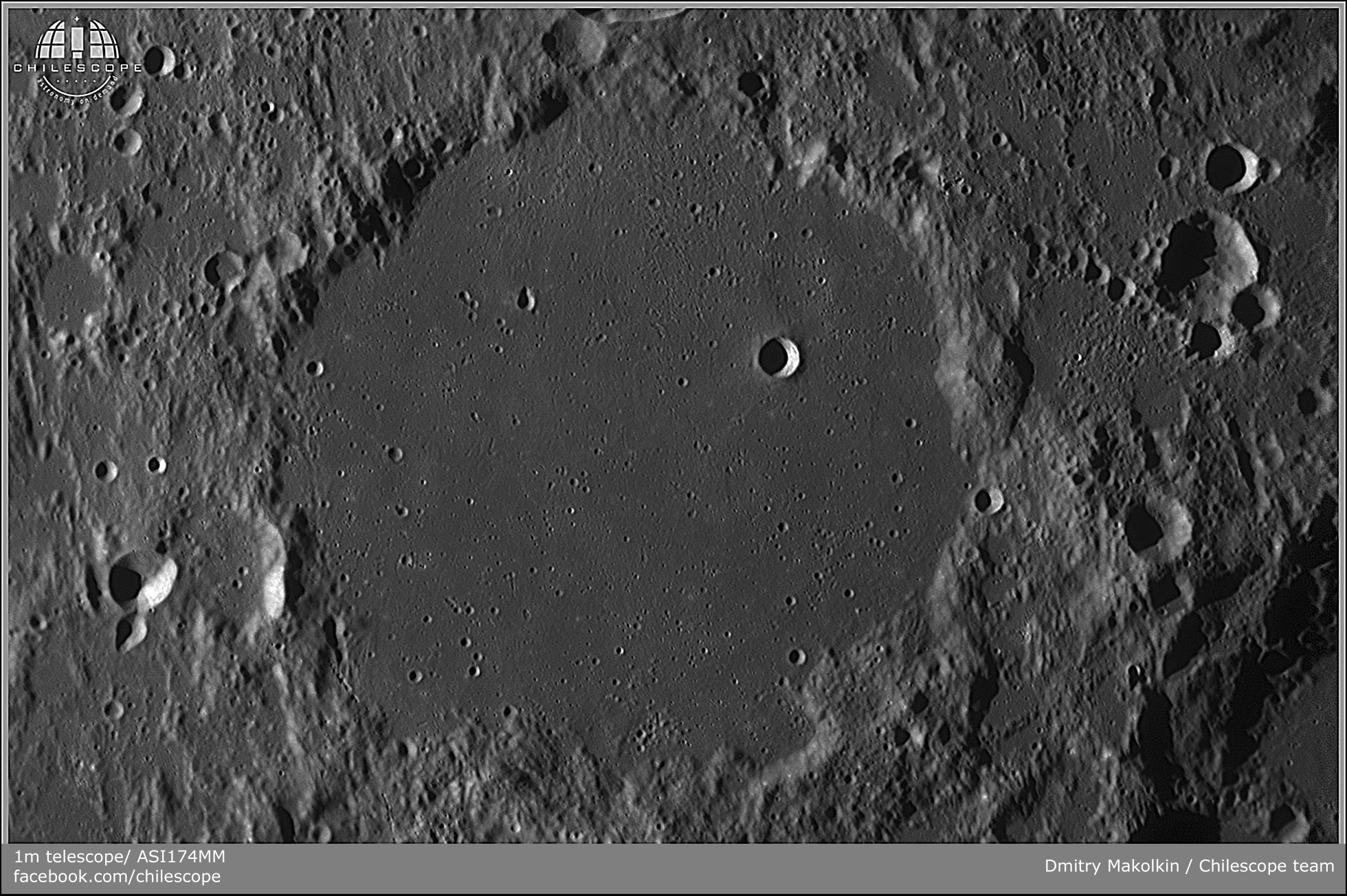 Remote imaging of Moon with 1m Chilescope (10 images) - Major & Minor ...
