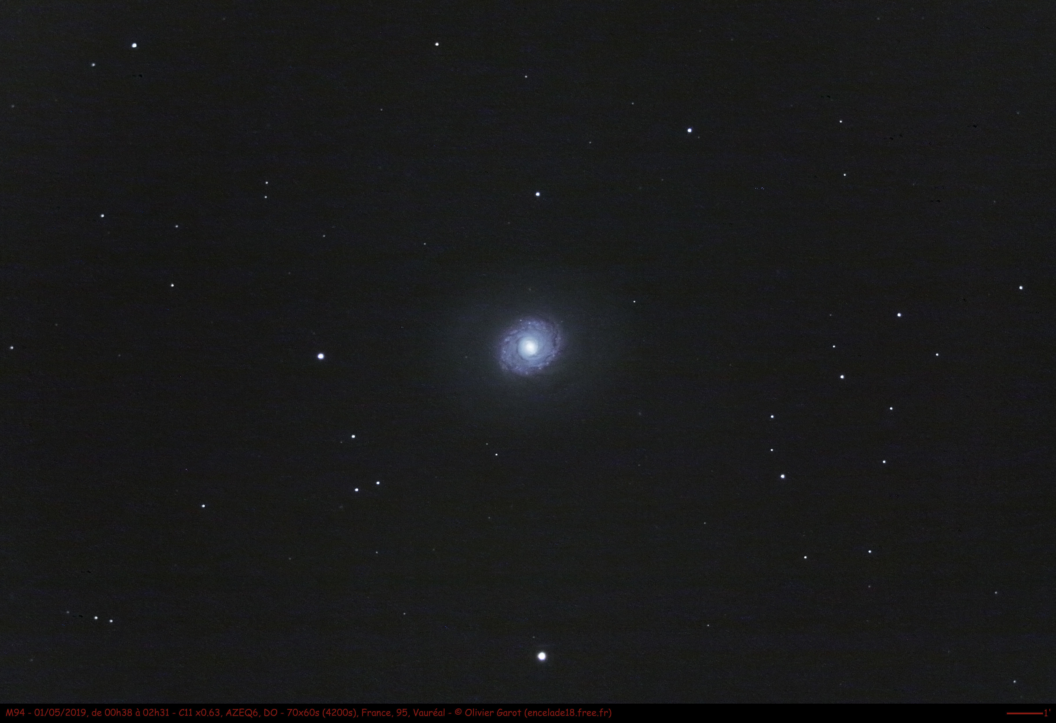 Galaxie M94 - Astrophotographie - Webastro