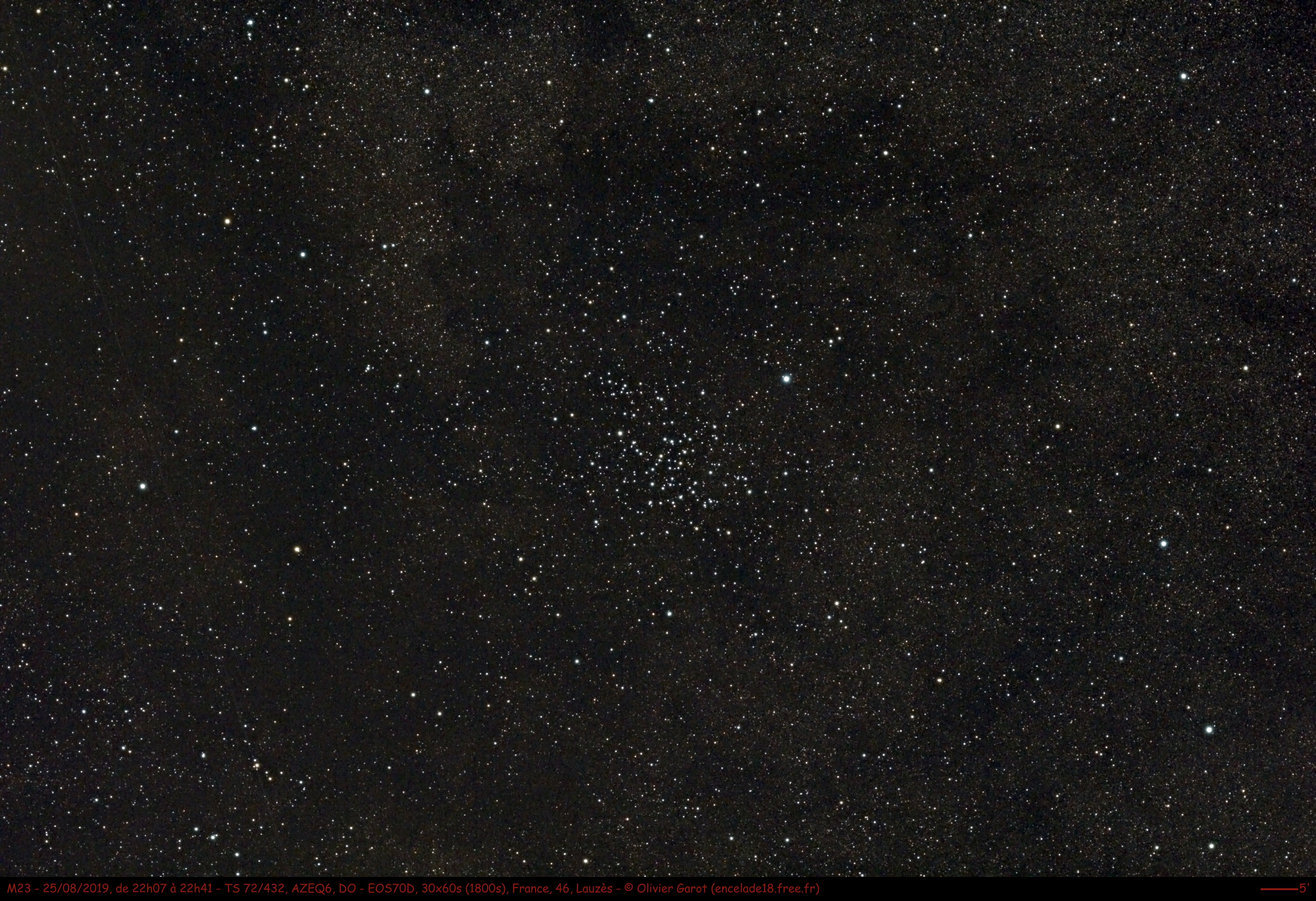 Amas ouverts M23 et M25 - Astrophotographie - Webastro