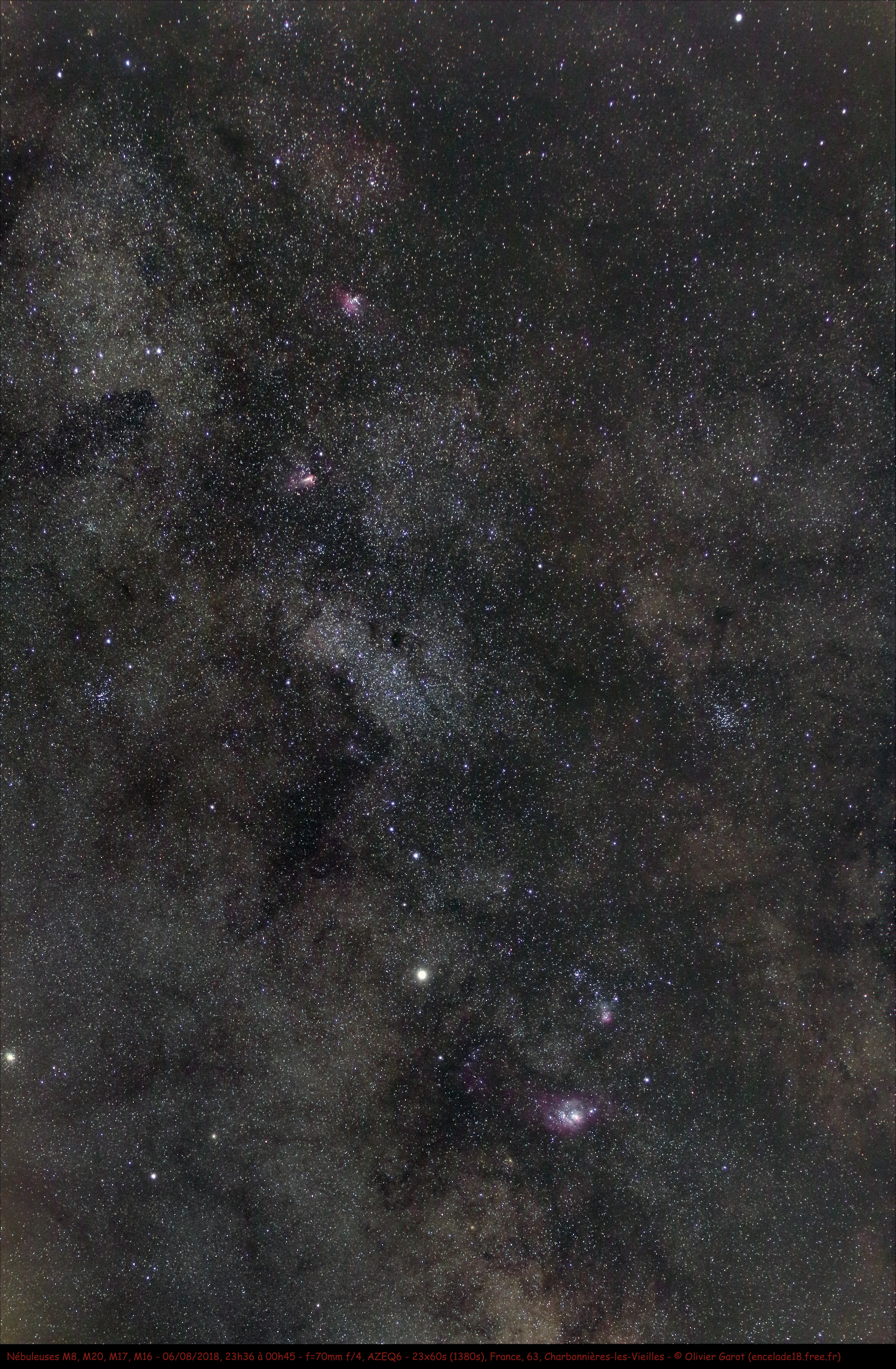 Amas ouverts M23 et M25 - Astrophotographie - Webastro