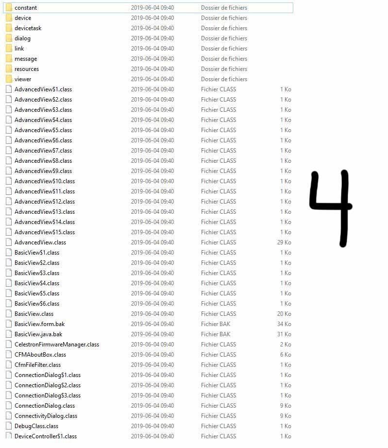 me peut installer mise a jour celestron cfm pour manette - Logiciels ...